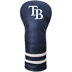 Team Golf MLB Tampa Bay Rays Vintage Fairway Headcover (Color) - Printed Team Golf MLB Vintage Fairway Headcover (Printed), Fits All Fairway, Hybrid and Utility Clubs