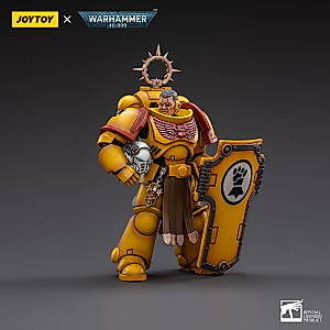 JOYTOY Warhammer 40,000 1/18 Action Figure Imperial Fists Veteran Brother Thracius Model(5.1Inch)