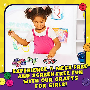 SUNGEMMERS Gem Art for Kids Crafts - Suncatcher Kit for Kids, 8 7 6 Year Old Girl Birthday Gift - Arts and Crafts for Kids Ages 4-8 8-12 6-8 Girls & Boys and Fun Craft Kit Summer Kids Activities Gift