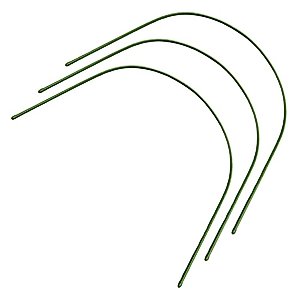 Cabilock Metal Holder 3 Pcs Garden Greenhouse Hoops for Plant Cover Support Gardening Houses Tunnel Support Frame Garden Stakes for Fabric Covers Netting Raised Beds Shelf Plants