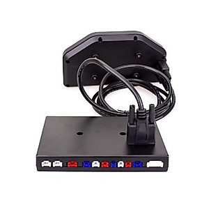 DEJUN Car Race Dash Dashboard, DO908 Car Combination Gauge Meter Sensor Kit Multifunctional Car Dashboard Dash Display for 12V Racing Car Meter