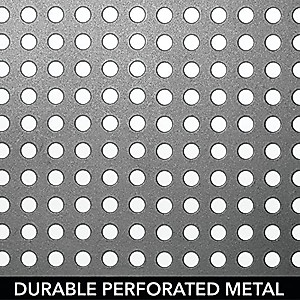 mDesign Small Raised Metal Kitchen Pantry Stacking Plate Organizer Storage Shelves, Cabinet Shelf Rack for Cupboard, or Cabinet - Store Food, Dishes, Bowls, Mugs, Concerto Collection, 2 Pack, Graphite