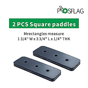 POSFLAG 302565MA Auger Blade with 55323MA Scraper Blade Replaces 302565, 335992MA, 723006, 723675, 55323, 724453 for Murray 5021R, 5021E, HN421, SN421, MN421, 21-Inch Single Stage Snow Throwers
