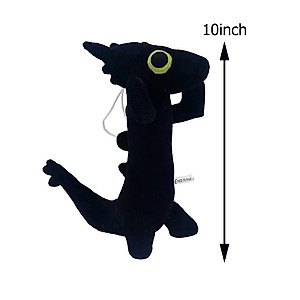 EASELR Cute Dancing Dragon Stuffed Animals, 12" Soft Dancing Dragon Plush Toy Dance Dragon Plushies Pillow Gifts for Kids Girlfriend Birthday Christmas Mother's Day (Black)