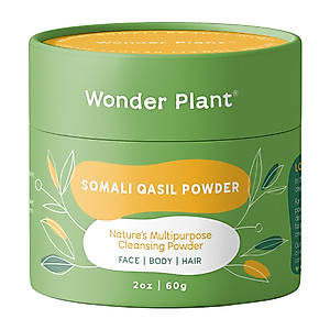 Wonder Plant 2oz (60g) | Somali Qasil Powder | Face, Body, Hair | Nature's Multipurpose Cleansing Powder