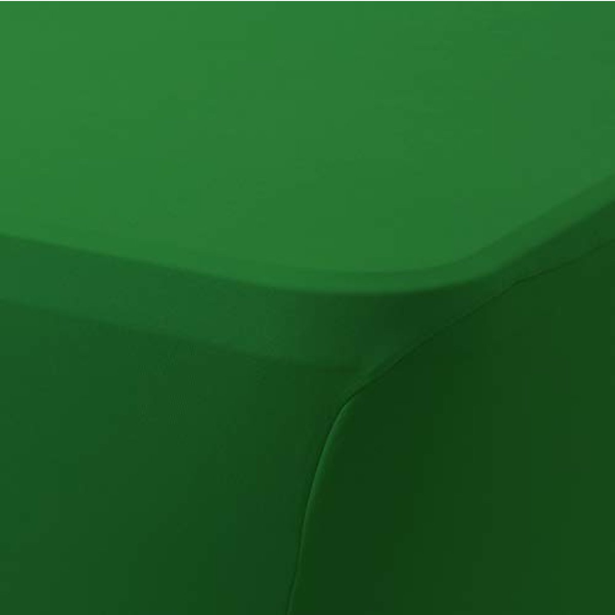 Obstal 6ft Stretch Spandex Table Cover for Standard Folding Tables - Universal Rectangular Fitted Tablecloth Protector for Party （Emerald Green, 72 Length x 30 Width x 30 Height Inches）