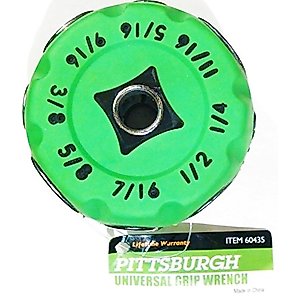 Universal Grip Wrench Round Shape Metric and SAE