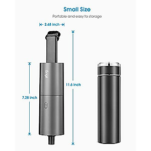 Brigii Mini Vacuum Cleaner,Small Handheld Vacuum Cordless USB Rechargeable,Dust Buster and Blower 2 in 1, Easy to Clean Desktop, Keyboard, Drawer, Car Interior and Other Crevices, Small Spaces-Y120