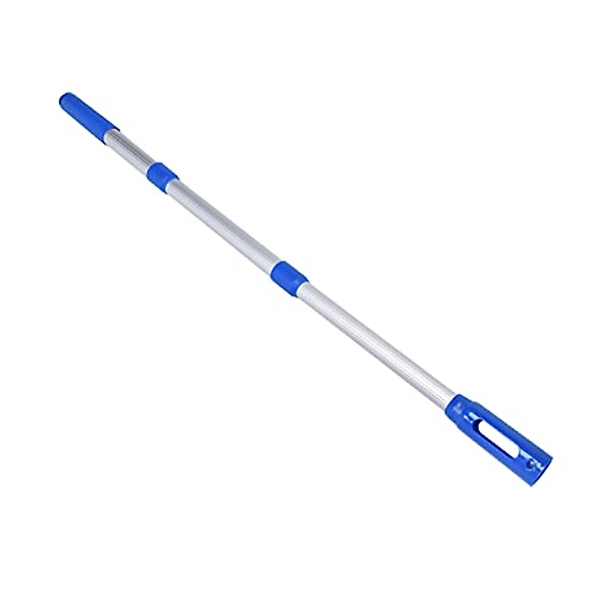 EBTOOLS Professional Anodized Aluminum Telescopic Swimming Pool Pole,Adjustable 3 Piece Expandable Step-Up,for Skimmer Nets, Vacuum Heads and Brushes, Strong Grip & Lock