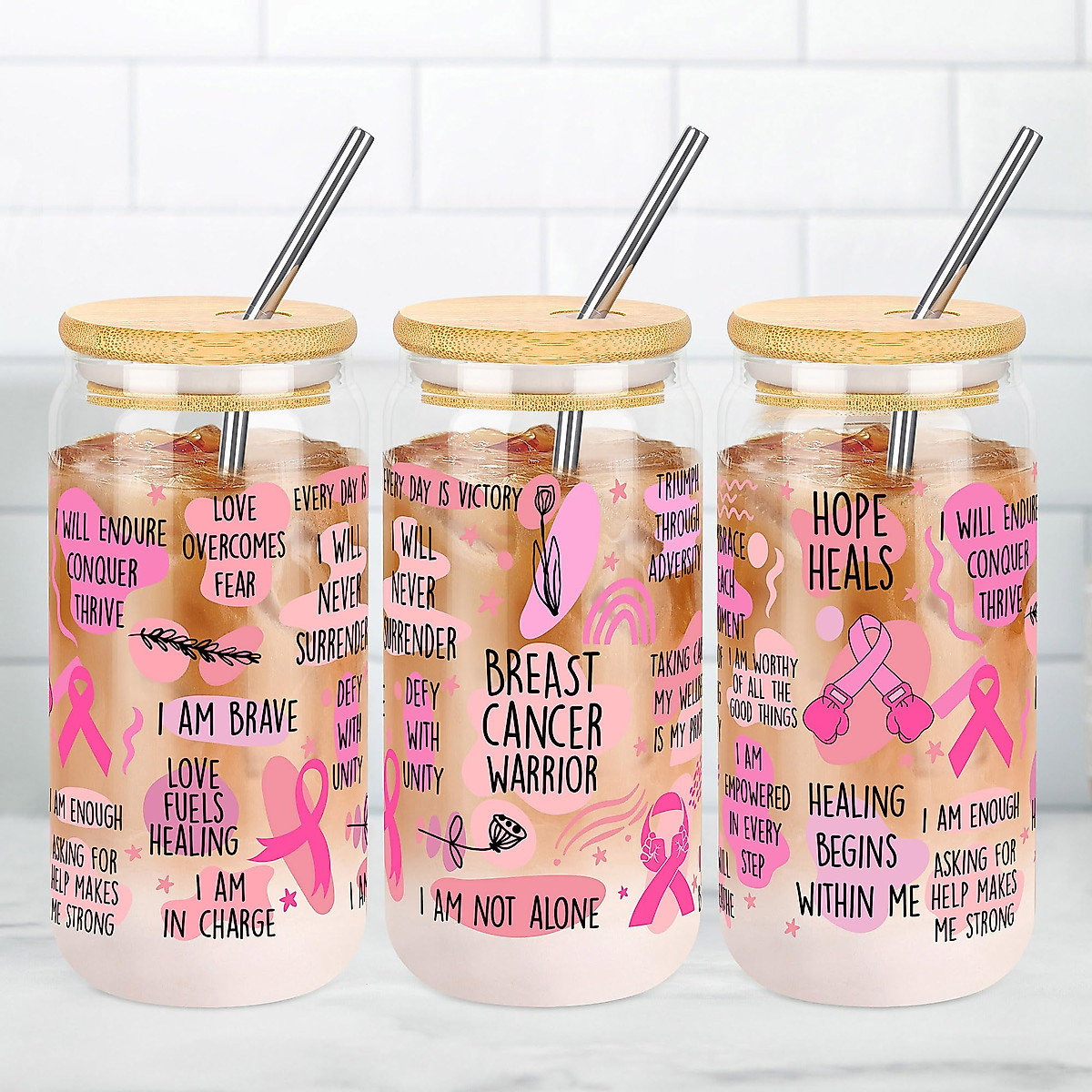 Breast Cancer Gifts for Woman, Cancer Care Gifts for Women, Breast Cancer Survivor Gifts for Woman, Pink Breast Cancer Awareness Accessories Care Package for Women