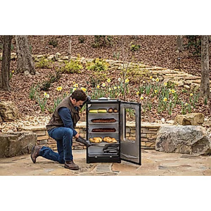 Masterbuilt MB20071619 Mes 140s Digital Electric Smoker, 40” Black + Window