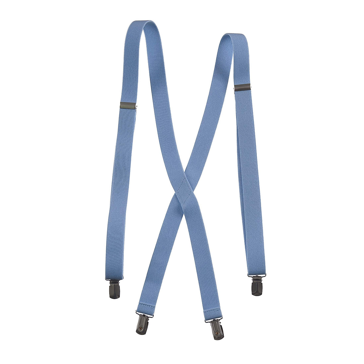 Tuxgear Mens Bow Tie and Suspender Set Combo, 48" Men's, Light Blue (48" Men's, Light Blue)