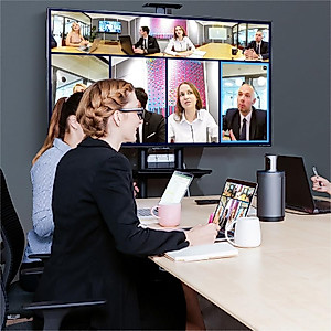 KanDao Meeting 360 Video Conference Camera, 8K Captured 1080P 360-degree Meeting Room Camera, 8*Mics, 20W Speaker, 4-in-one USB Conference Webcam, Smart Tracking Zooming, Wide-Angle, Plug & Play