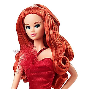 Barbie Signature 2022 Holiday Doll With Red Hair, Collectible Series, Multicolor