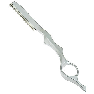 Barber Supplies Hair Tools Feather Styling Hair Cutting Razor Grip Handle Stainless Steel Razor Blade for Professional Look and Styling