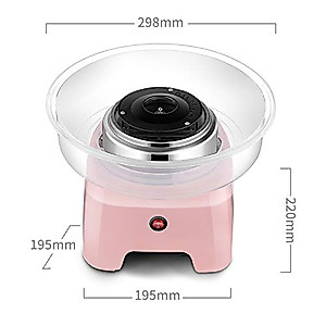 Wgwioo Candy Floss Maker Machine, Electrical Cotton Candy Machine, Home Kids Party Sweet Gift Household Machine,Pink