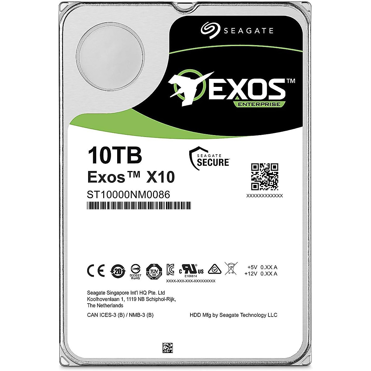 Seagate Exos X10 10TB Internal Hard Drive HDD – 3.5 Inch 6Gb/s 7200 RPM 128MB Cache for Enterprise, Data Center – Frustration Free Packaging (ST10000NM0086)