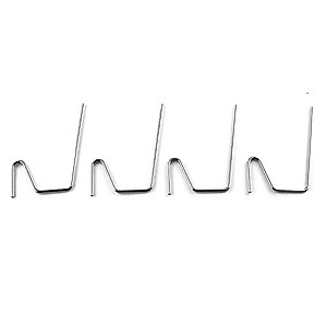 AXLIZER 30pcs Stainless Steel Light Fixed Hook Hanging Gutter Grid Hooks Metal Wire Hooks Ornament Hangers Metal Hangers