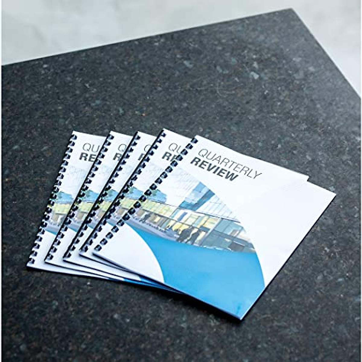 Fellowes 52501, Plastic Combs - Round Back, 1/2", 100 pack, Navy