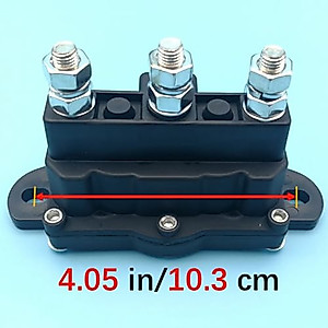 Tuzliufi Starter Solenoid Relay Compatible with 214-1211A11 214-1211A51 214-1211A61 214-1231A11 Hydraulic Pump RV Slide Snow Plow Spreader Winch Motors Windlasses Trailer 6 Terminals 12V Z351