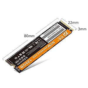 XMYA M.2 NVMe Internal 128GB SSD Solid State Drive, Up to 560 MB/s