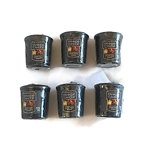New Yankee Candle Lot of 6 Crisp Fall Night Sampler Votive Candles 1.75oz