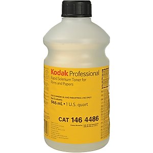 KODAK Rapid Selenium Toner for Black & White Enlarging Papers, 1 Quart Bottle