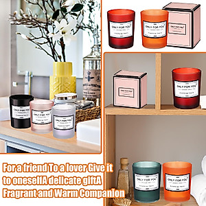 MTLEE 36 Pcs Christmas Candles Bulk Candles for Home Scented Candles Gift Set for Women Long Lasting Aromatherapy Jar Candle for Birthday Teacher Thanksgiving Anniversary(Bright Style)