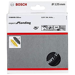 Bosch Professional Multi-Hole Pad (Diameter 125 mm, Soft, Velcro, Accessories for Random Orbital Sanders)
