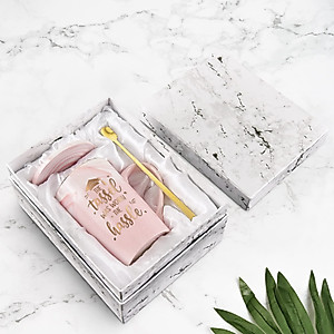 Cabtnca Graduation Gifts for Her, The Tassel Is Worth The Hassle, Graduation Gifts, Nurse/College/Masters Degree Graduation Gift, Graduation Coffee Cup, Graduation Mug for Women, 14Oz