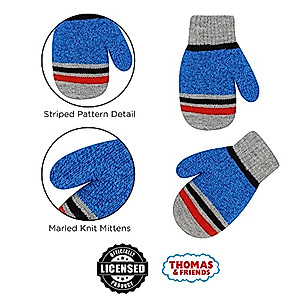 Thomas & Friends Boys Winter Hat And Mittens Set, Toddler Beanie For Ages 2-4
