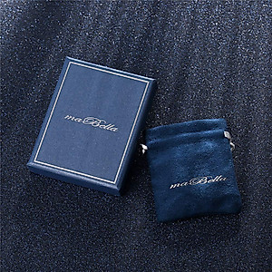 MABELLA His Hers 3 pcs Men's Stainless Steel Band & Women Infinity 925 Sterling Silver Wedding Engagement Ring Set Women's Size 8 Men's Size 10