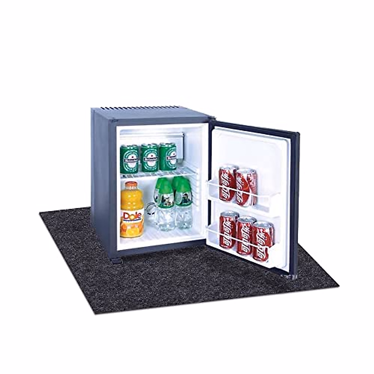 Fridge Mat,Under Beverage Refrigerators Mat,Slip Resistant,Absorb Water,Protects Floor from Water,and Spills,Slip Resistant and Waterproof(24inches x 24inches)