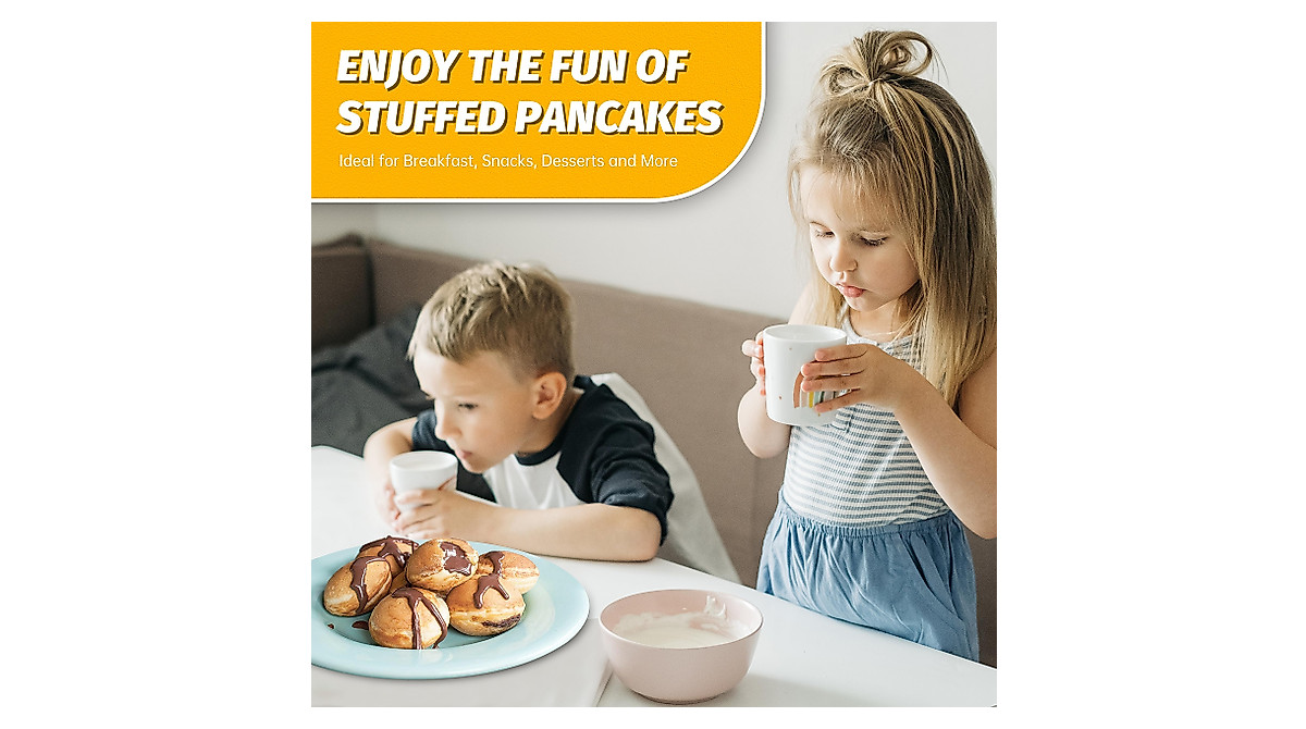 FineMade Mini Stuffed Pancakes Maker - Quick & Easy