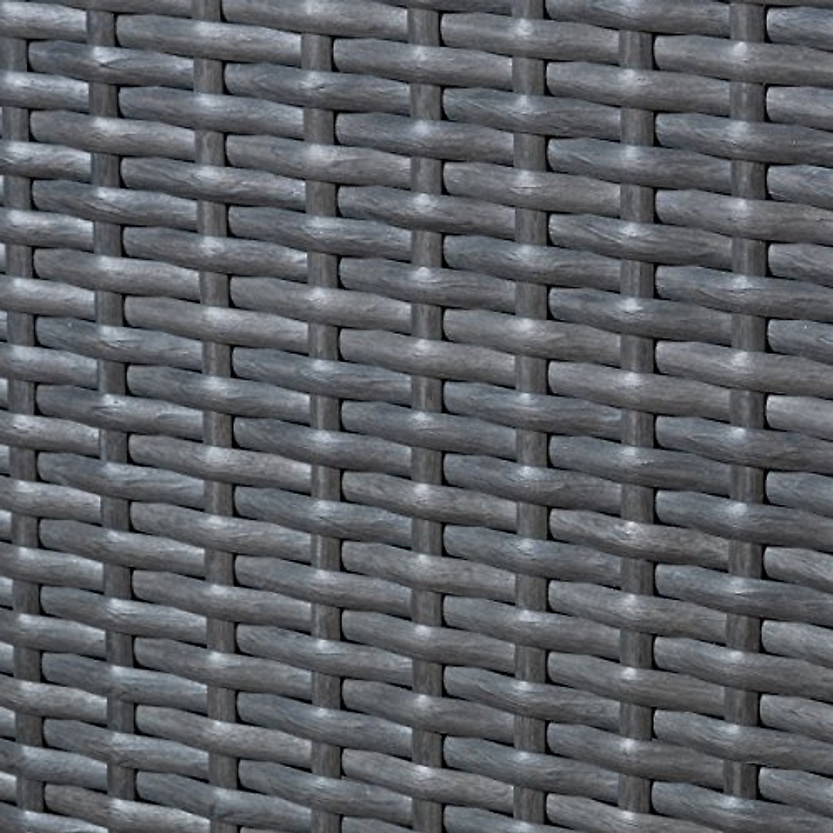 Christopher Knight Home Santa Rosa Outdoor Wicker 6-Seater Sectional Sofa Set with Aluminum Frame and Water Resistant Cushions, 7-Pcs Set, Grey / Silver Grey