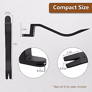 SDSNTE 4140 Steel Roof Snake Tool for Efficient Roof Repair and Shingle Removal