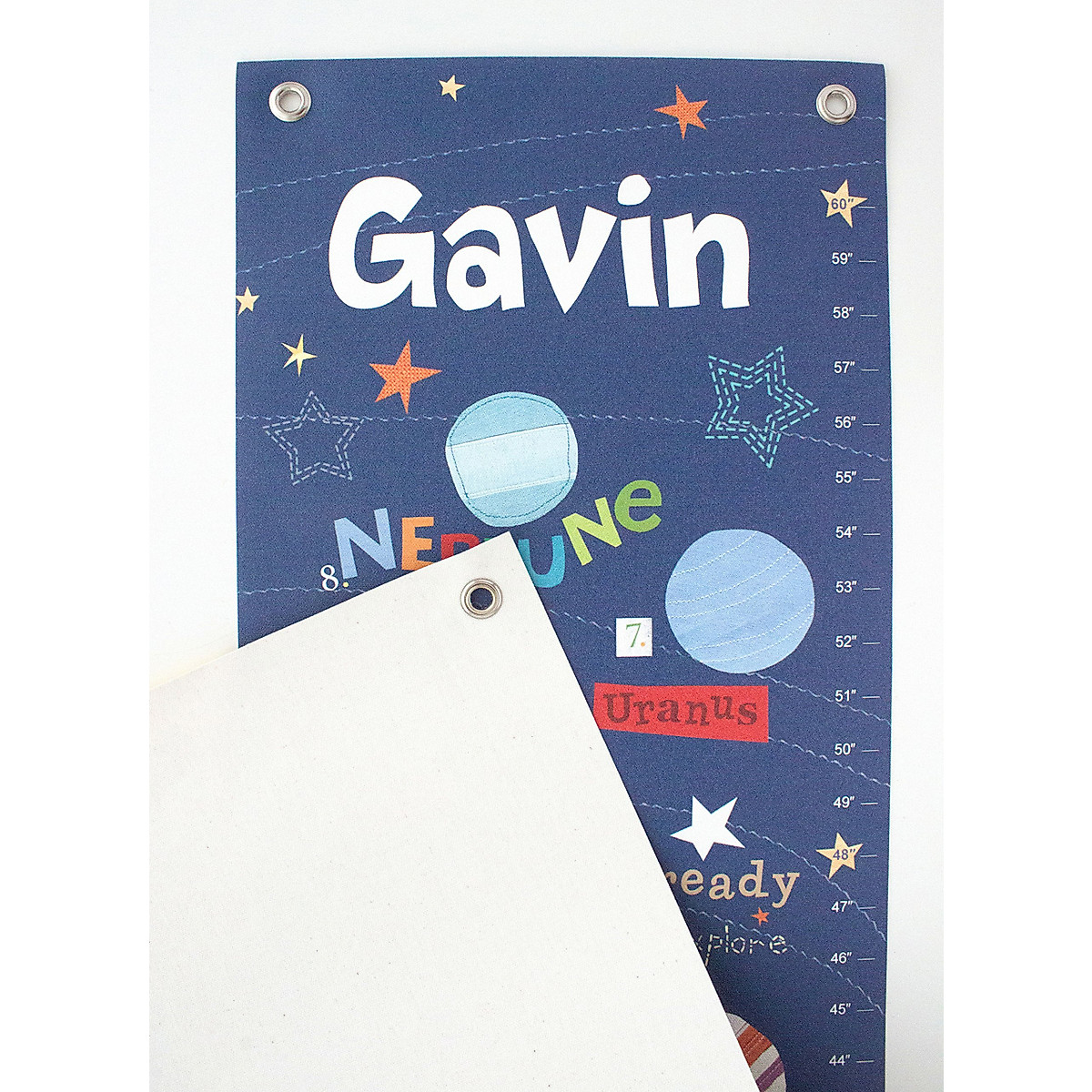 Personalized Growth Chart for Kids, Outer Space - I See Me!