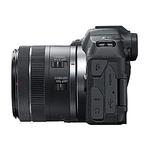 Canon EOS R8 Mirrorless with RF 24-50mm f/4.5-6.3 is STM Lens + 128GB Pro Speed Memory + Case + Tripod -Proffesional Bundle (Renewed)