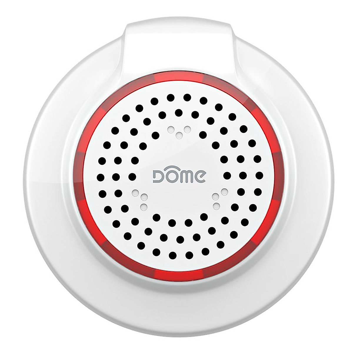 Dome Home Automation Wireless Z-Wave Battery-Powered Home Security Siren and Chime,