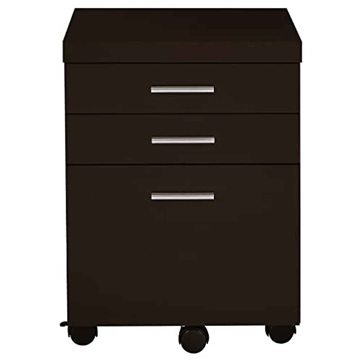 Coaster Furniture Skylar 3-drawer Mobile File Cabinet Cappuccino 800894