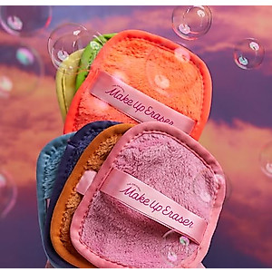 Makeup Eraser The Original, 7-Day Set, Erase All Makeup with Just Water, Including Waterproof Mascara, Eyeliner, Foundation, Lipstick, Sunscreen, and More Sunset Boulevard, 7ct.