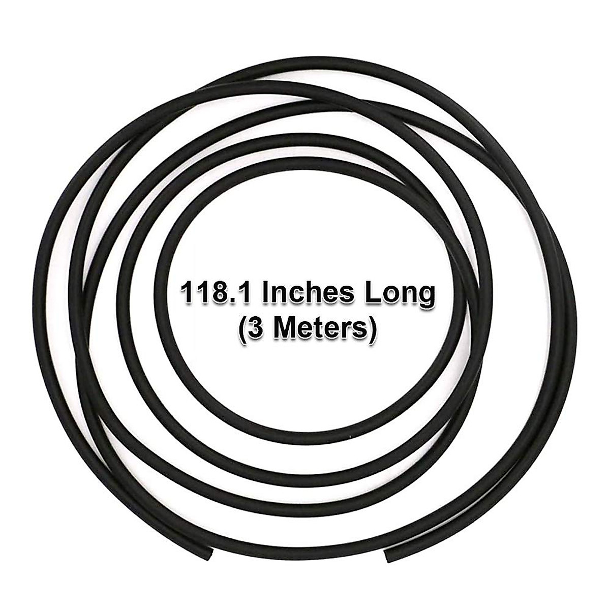 Front Windshield Washer Nozzles Kit for Dodge, Jeep, Ram - Replaces OEM # 4805742AB, 5116079AA Wiper Spray Washer Jet with 118 Inch Long Fluid Hose and 6 Connectors