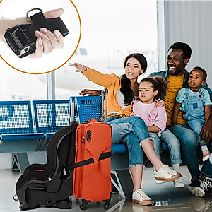 V VOLKGO Сar Sеat Travel Belt - Easy Carry & Saving Money - Car Seat Travel Strap to Convert Your Car Seat and Carry-on Luggage into an Airport Car Seat Stroller
