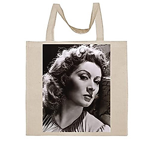 FC Carino Greer Garson - A Nice Graphic Cotton Canvas Tote Bag FCA #FCAG923850