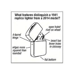 Zippo 1941: Replica Brushed Chrome