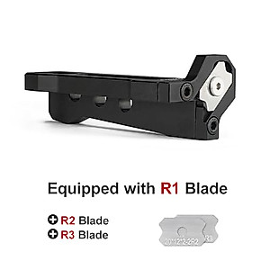 DDWT Chamfer Plane Edge Plane Edge Banding Trimmer Veneer Edge Trimmer Edge Chamfer Burr Scraper for Woodworking (R1+R2+R3)