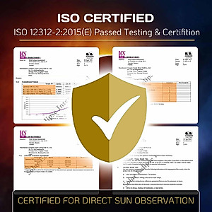 Tesyker Solar Eclipse Glasses, 4 Pack Plastic Eclipse Glasses for Solar Eclipse Viewing, ISO 12312-2 Certified For Direct Sun Observation, AAS Approved