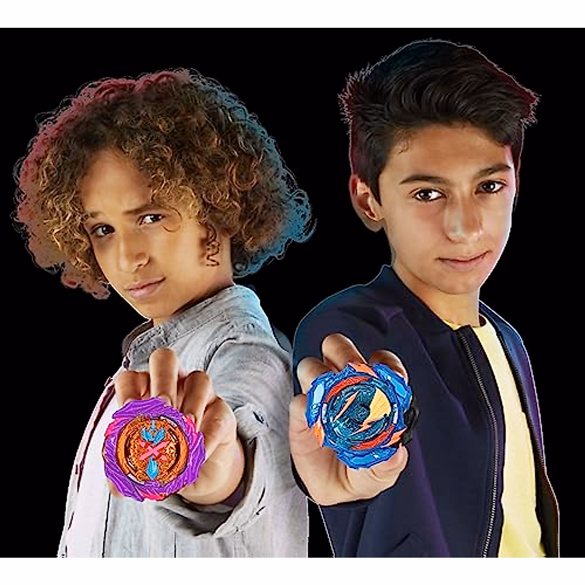 Beyblade Burst QuadStrike Ultimate Evo Valtryek V8 and Divine Xcalius X8 Spinning Top Dual Pack, 2 Battling Game Top Toy for Kids Ages 8 and Up