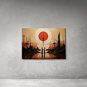 Majestic Black Stallion Galloping In The Clouds, Black Horse On Salt Flats, Canvas Print, Black Horse Print, Black Horse Wall Art