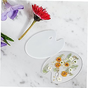 Hand Molds 2pcs Display Rack Mold Resin Tools Paint Holder Tray Molds for Resin Holder Casting Molds Casting Decoration Craft Accessories Silicone DIY Tools DIY Craft Mold Mix